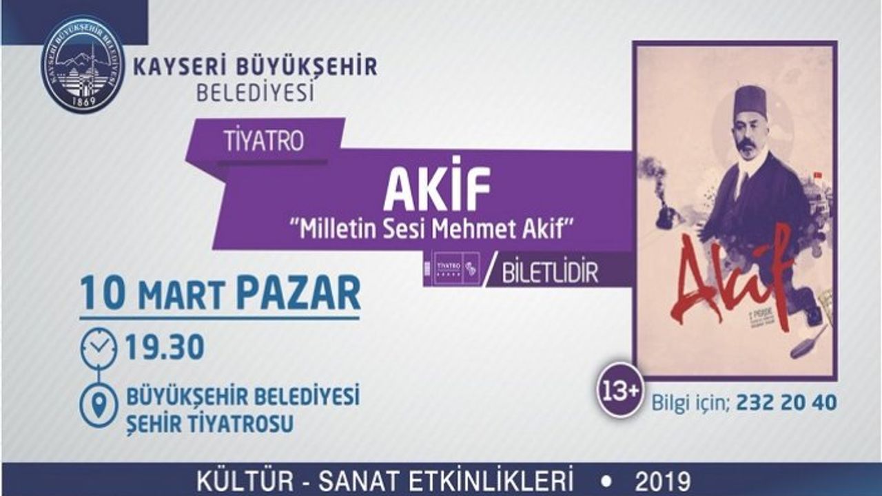 'Milletin Sesi Mehmet Akif' oyunuyla başka bir Akif - Dünya Bizim Kültür Portalı