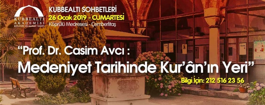 Prof. Dr. Casim Avcı Kubbealtı Sohbetlerinde - Dünya Bizim Kültür Portalı